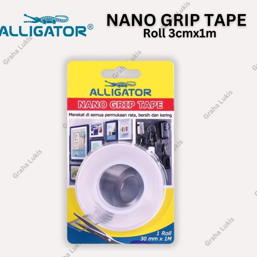 Alligator Nano Grip Tape Roll 3cmx1m - Nano Tape Roll | Shopee Singapore