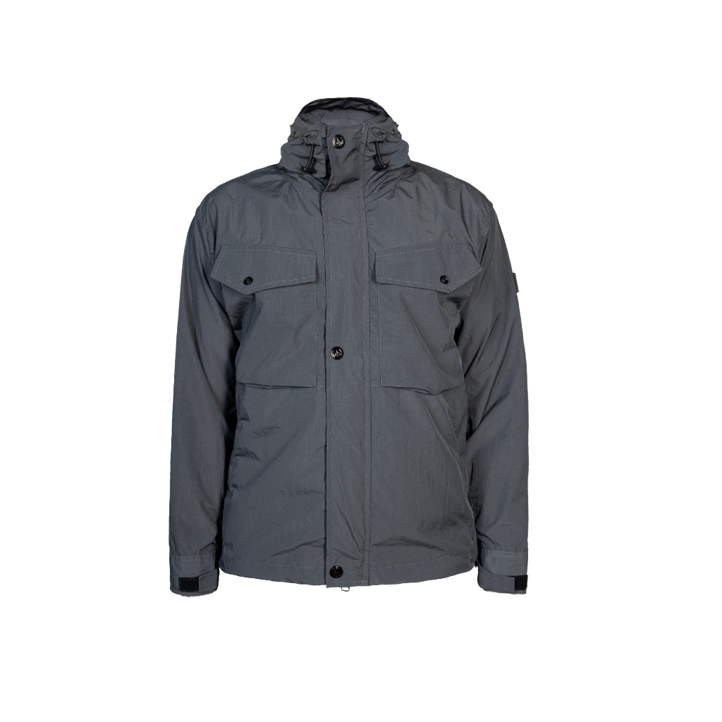 Prung Huges Outdoor Jacket Casuals Football Hooligans Jacket Grey ...