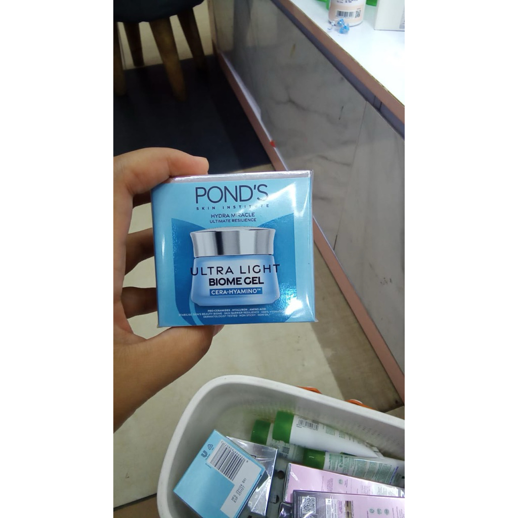 Ponds - HYDRA MIRACLE ULTRA LIGHT BIOME GEL - HYDRATING MOISTURIZER ...