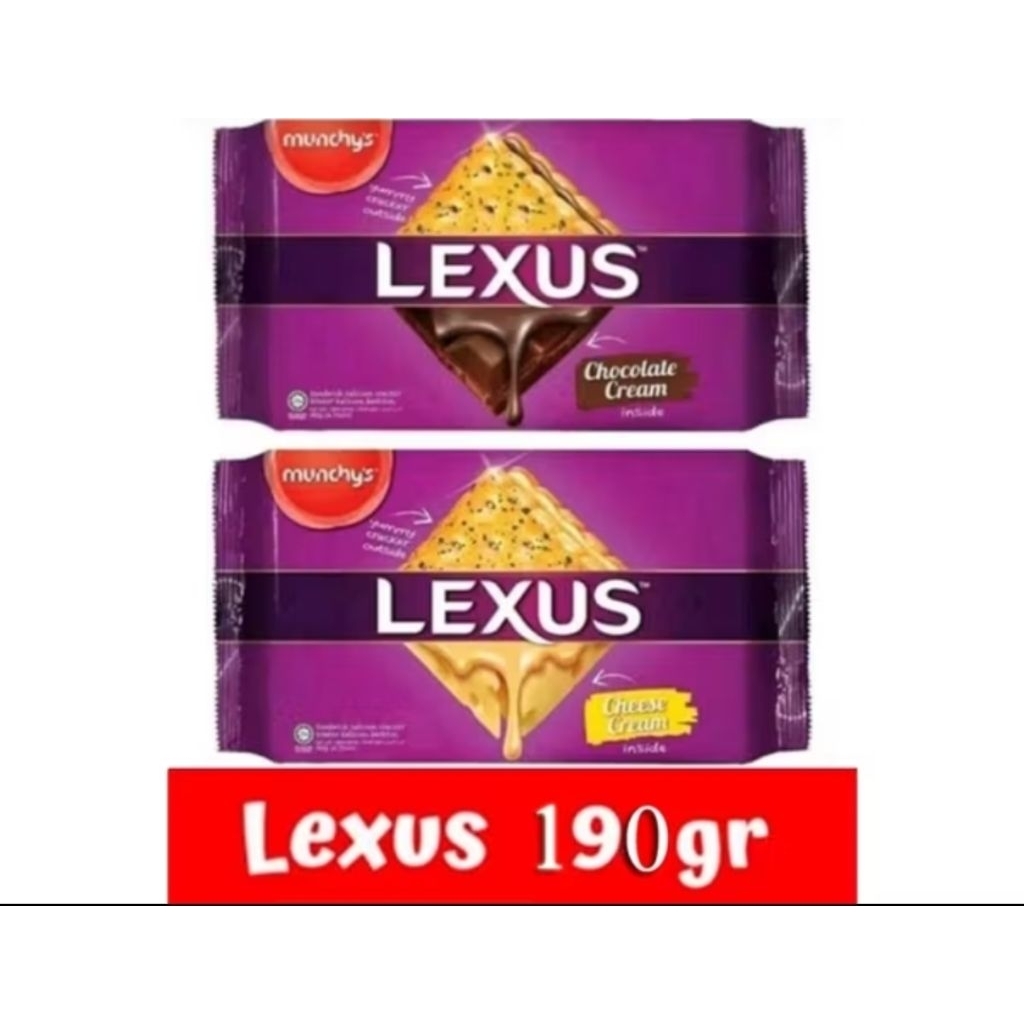 Munchy's Lexus Sandwich Biscuits 190 g (10 pcs) | Shopee Singapore