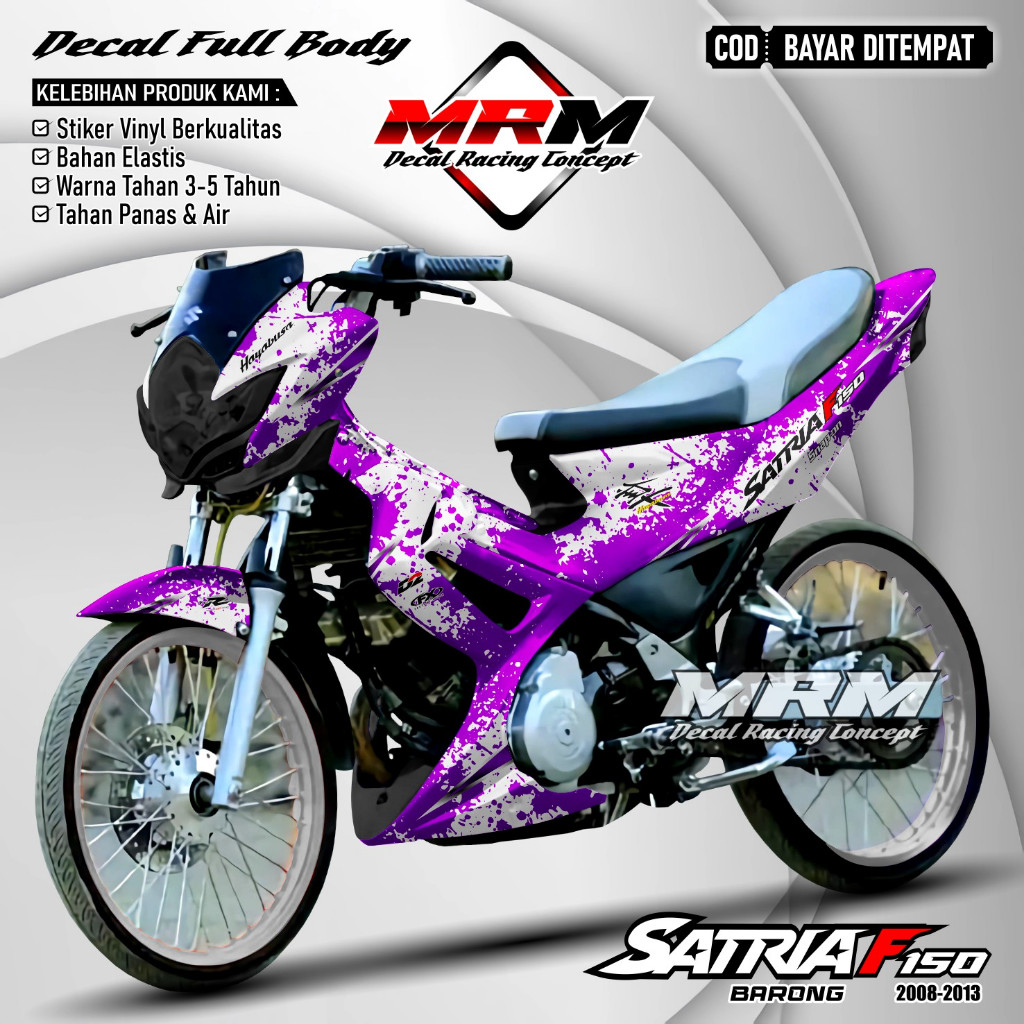 Satria FU Barong Full Body Decal - Satria FU Barong Full Body Sticker ...