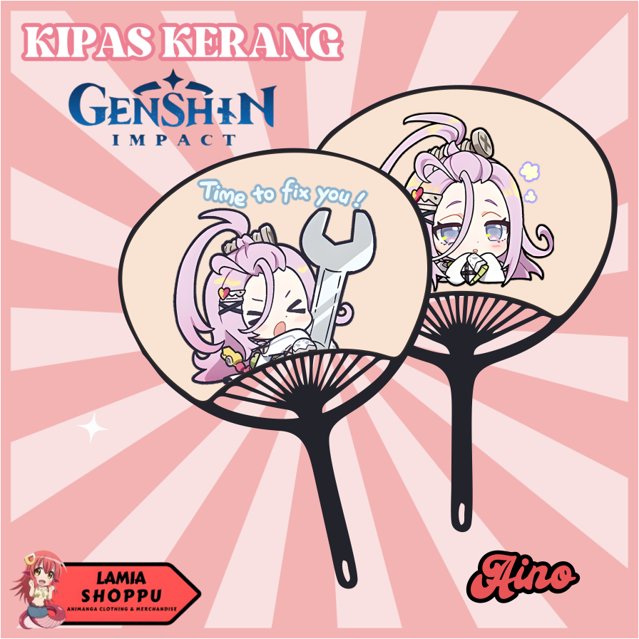 AINO GENSHIN IMPACT Shell Fan | Japanese ANIME MANGA GAME Fan ...