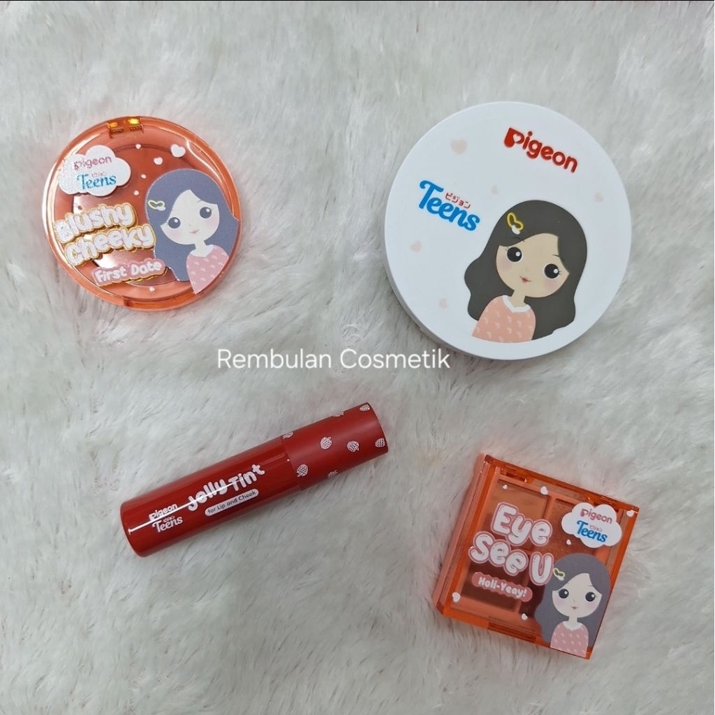 Pigeon Makeup Package contains 4 - Orange | Shopee Singapore