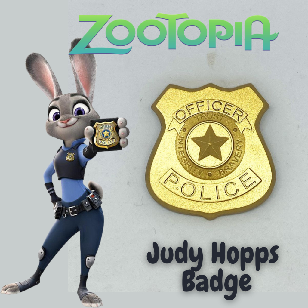 Zootopia Judy Hopps Police Badge Props | Shopee Singapore