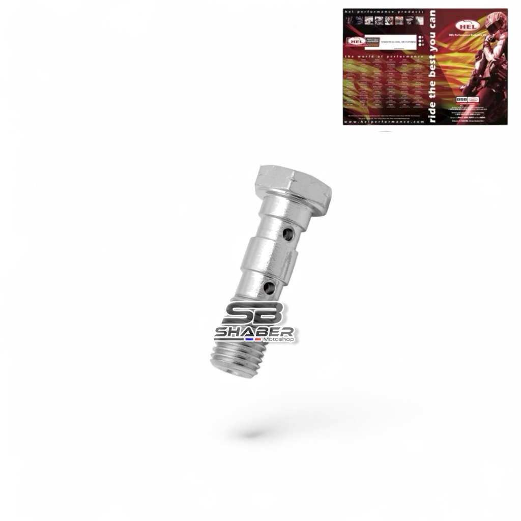 Banjo Hel Bolt 2 Holes Banjo Bolt Double Fine Thread M10X1MM | Shopee ...