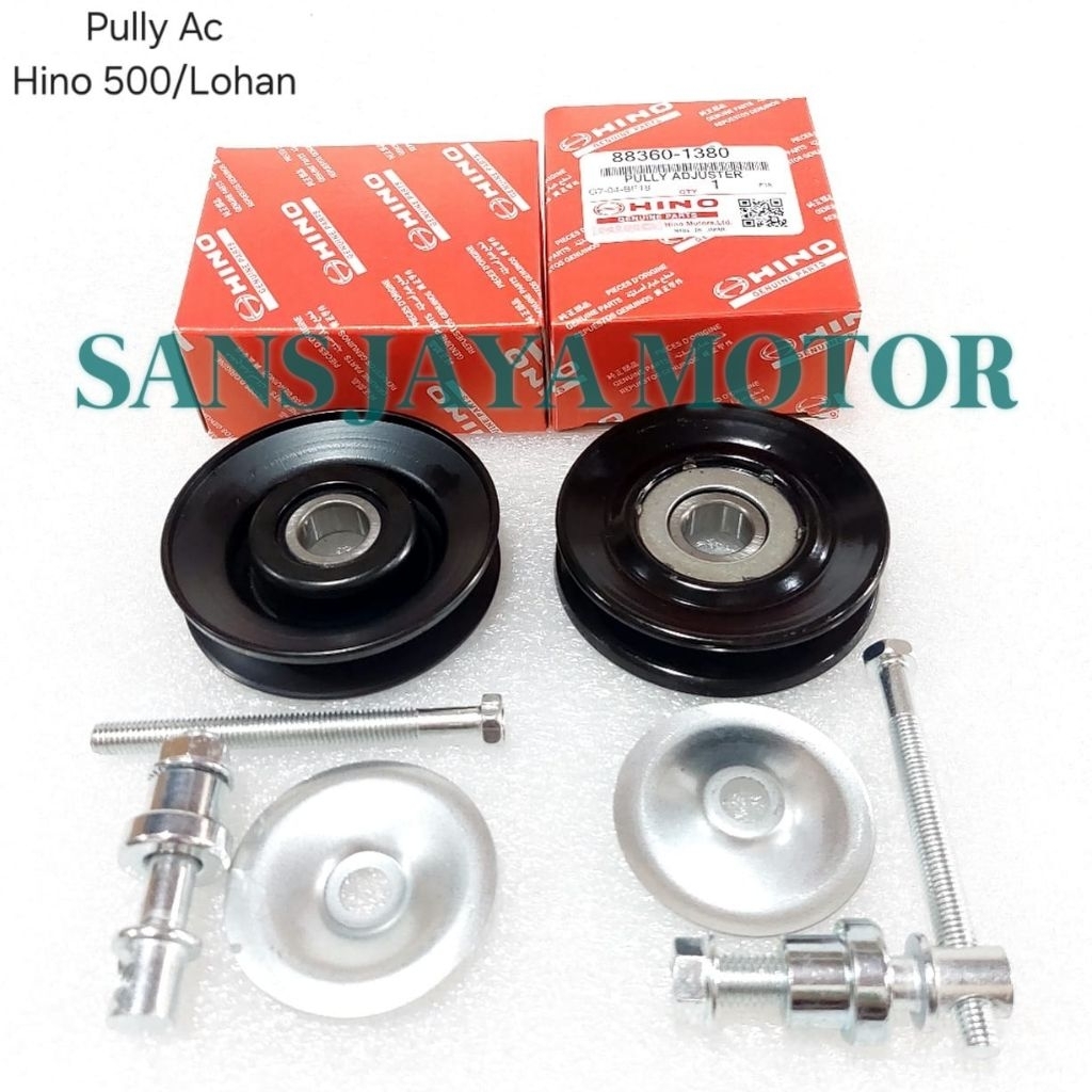 Pulley Pully Puli Tensioner Fan Belt AC Hino Lohan FM260TI Hino 500 ...