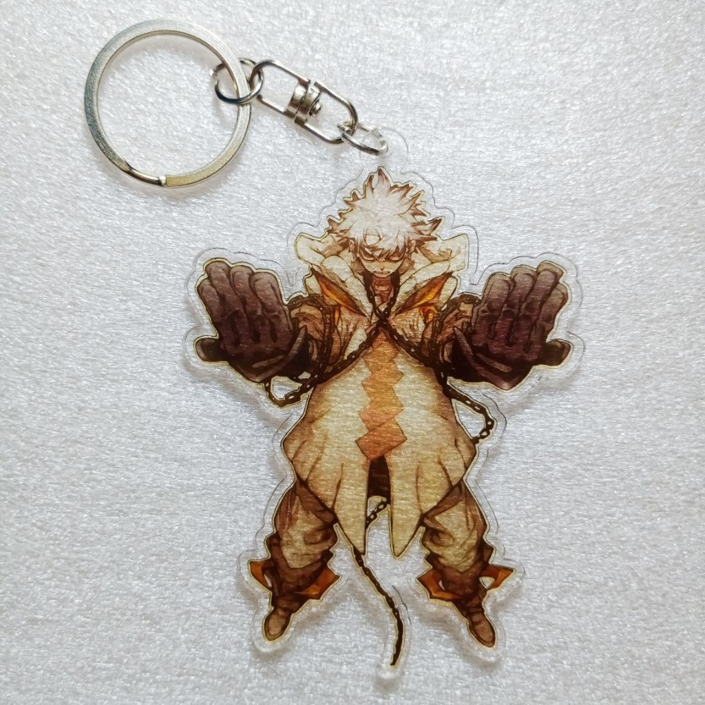 GANTUNGAN Transparent RUDO Surebrec Gachiakuta keychain Rudo Surebrec ...