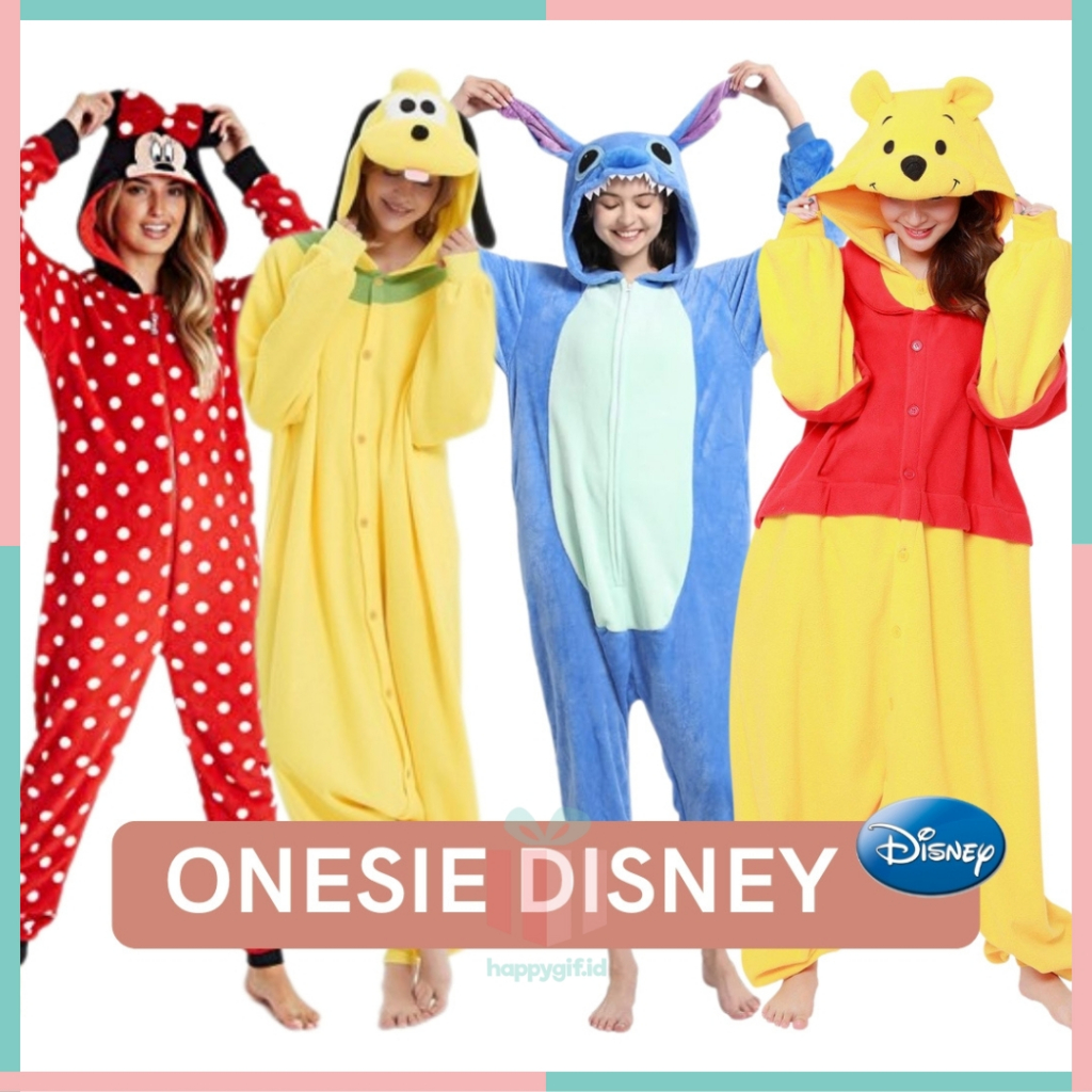 DISNEY ADULT ONESIE MICKEY STITCH WINNIE EEYORE etc. onesie costume ...