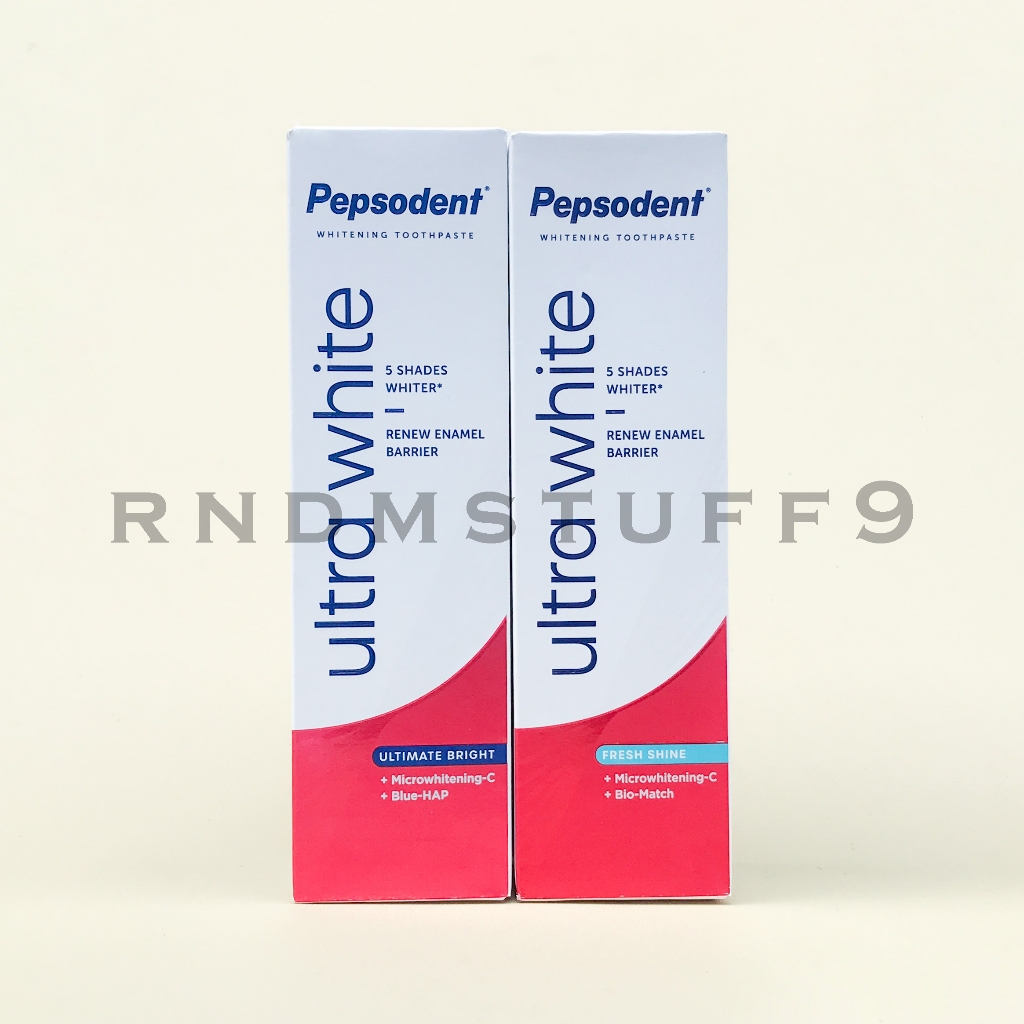 Pepsodent Ultra White Fresh Shine Ultimate Bright Toothpaste - 90g ...