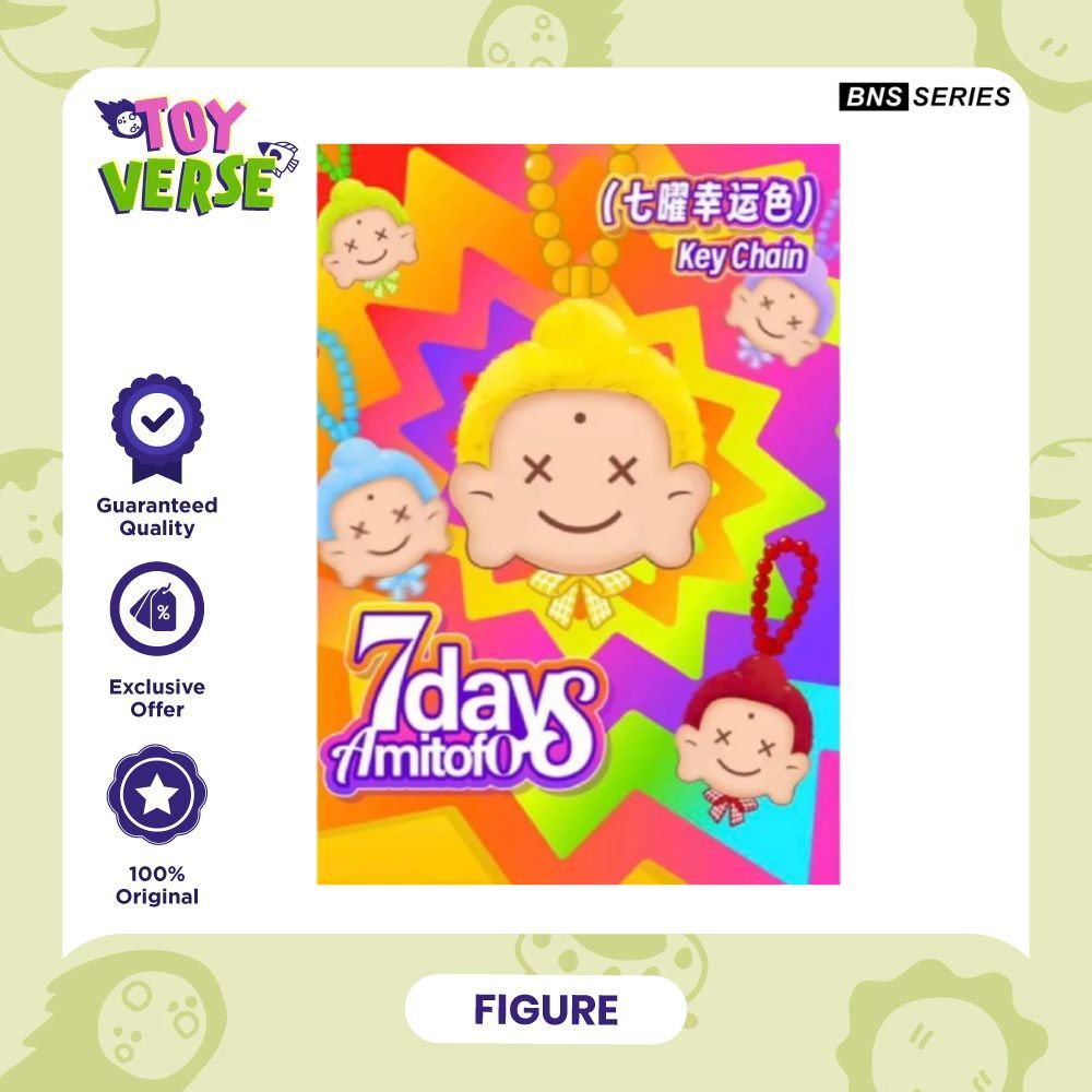 Gramedia Toyverse - Idea Burst X Amitofo 7 Days Series Plush Hange ...