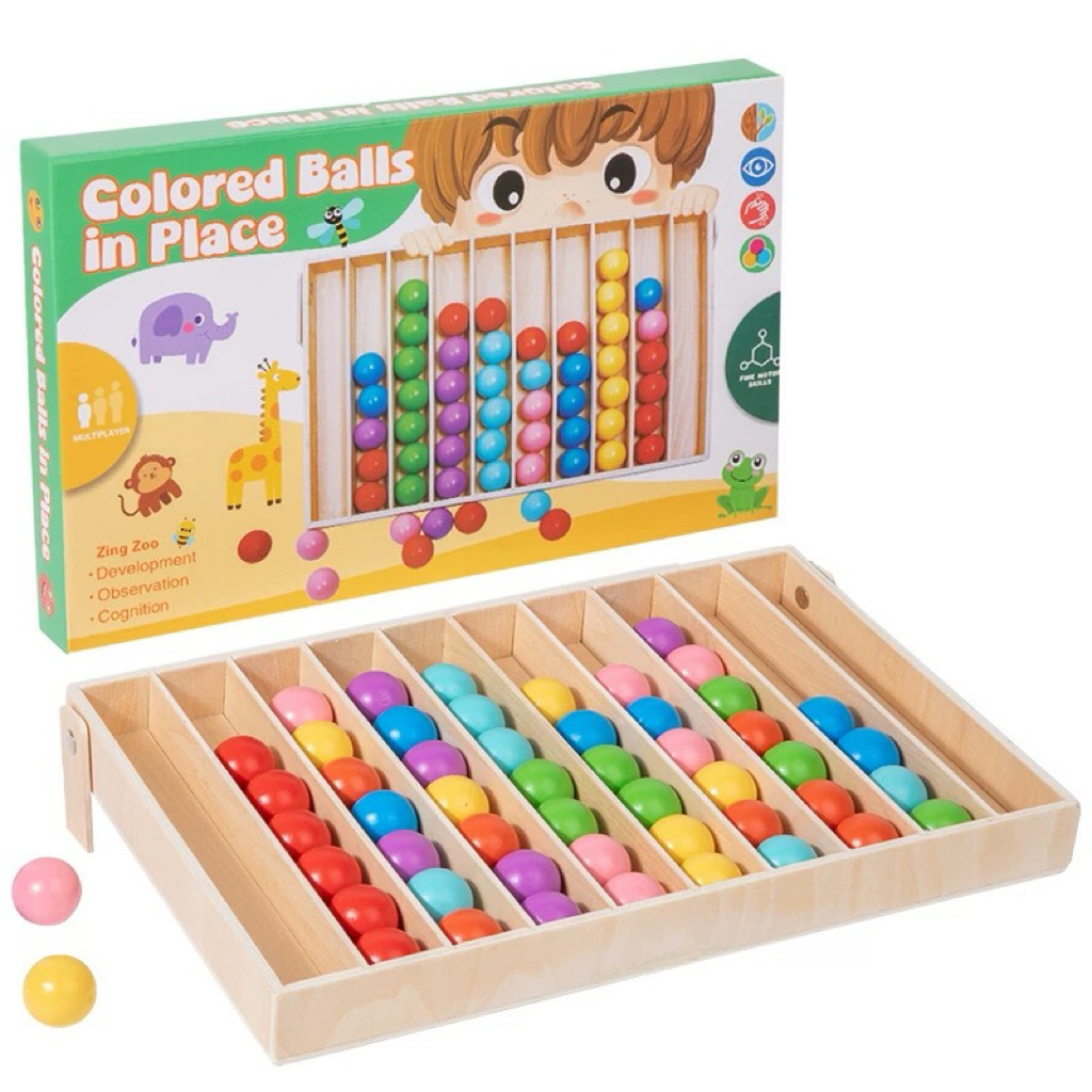 Color sorting ball board game adu fast suitable for color educational ...