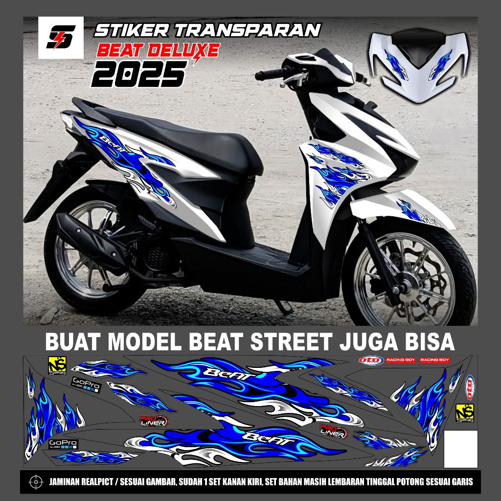 Vietnam Style Striping BEAT 2025 CLEAR Transparent STRIPING BEAT deluxe ...