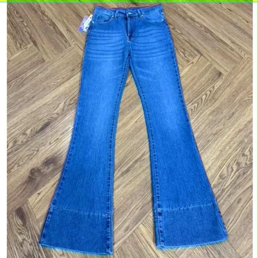 Hightwaist cutbray jeans with large legs, women's street jeans | Shopee ...