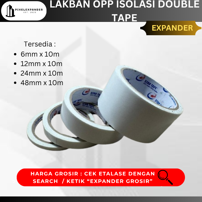OPP Tape Double Tape Insulation Tape Double Tape 6mm 12mm 24mm 48mm x ...
