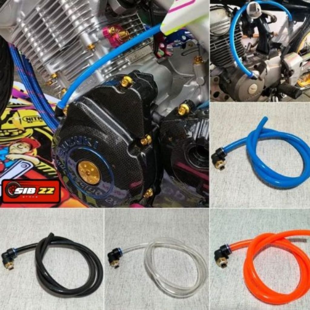 MESIN Air hose kalter Kiri cb gl mp tiger satria fu Manisan Air Hose ...