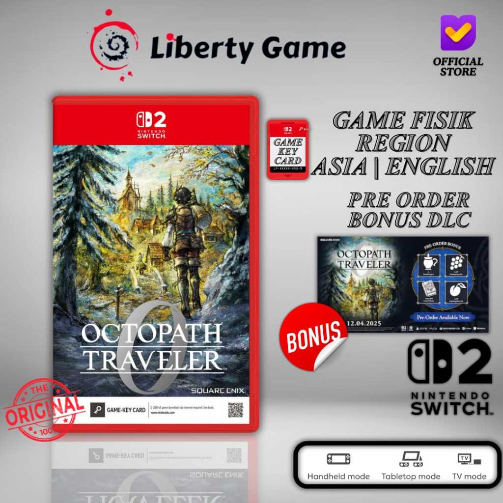 Nintendo Switch 2 Games NS2 Game Octopath Traveler 0 Octopath Traveler ...