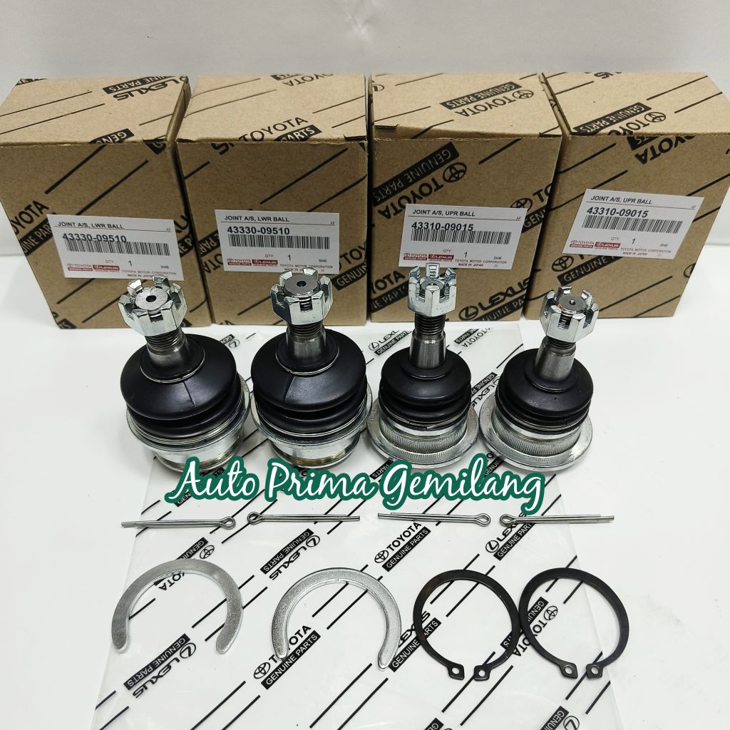 Upper and Lower Ball Joint Innova Fortuner Hilux OEM 1 Set of 4pc ...