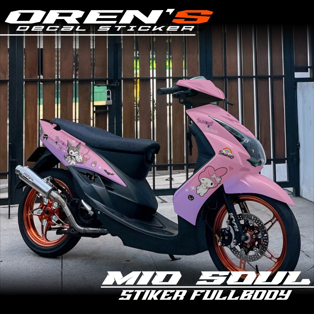 Old Mio Soul Fullbody Sticker - Mio Soul Fullbody Sticker Kuromi Melody ...