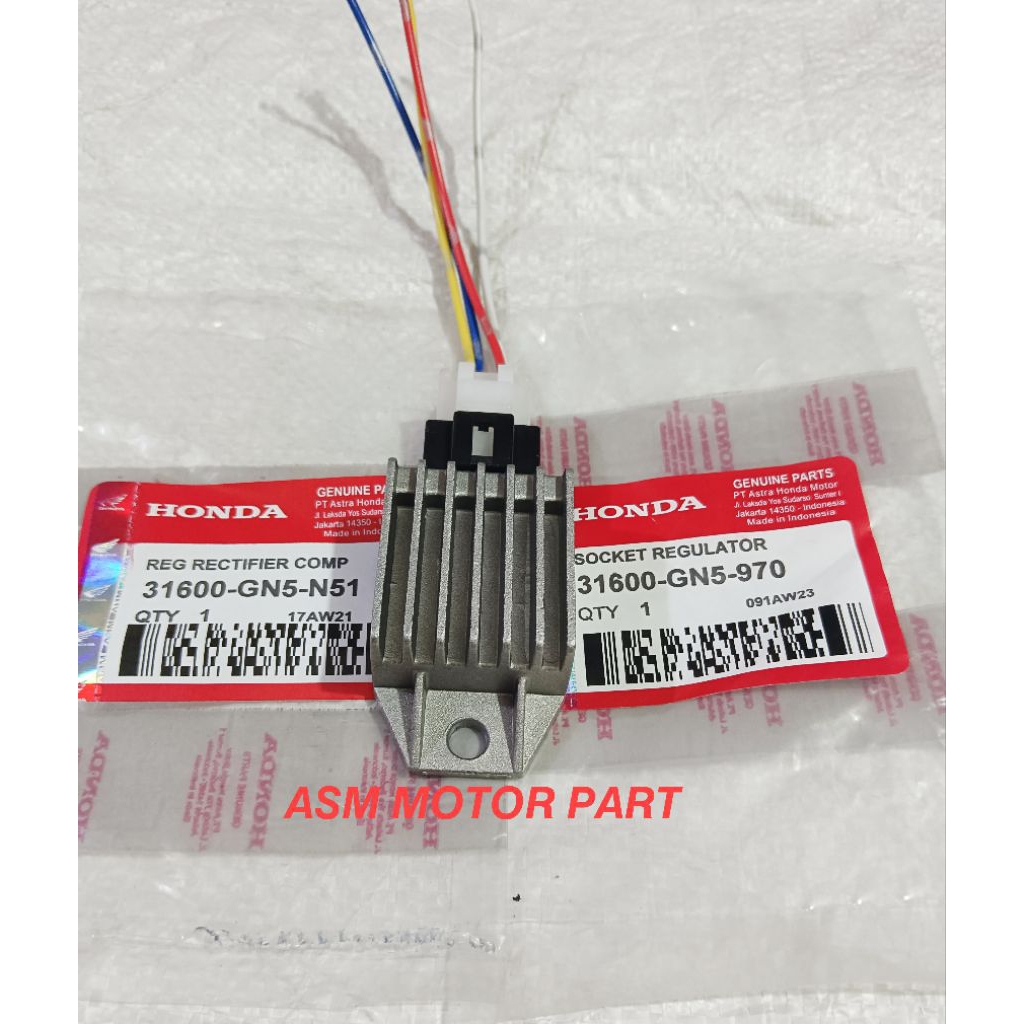 REGULATOR KIPROK + SOCKET KIPROK GRAND ASTREA PRIMA STAR LEGEND SUPRA ...