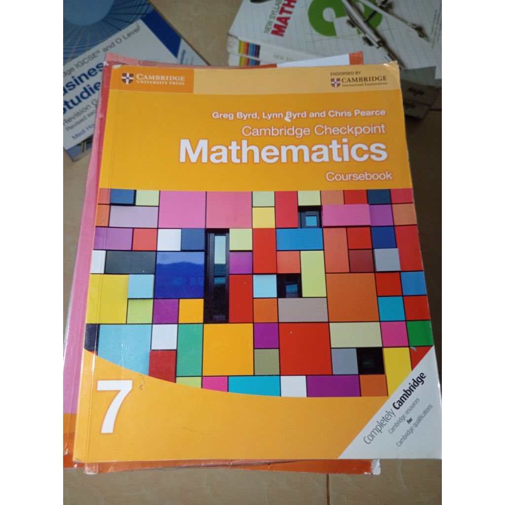 Cambridge checkpoint Mathematics 7 course book | Shopee Singapore