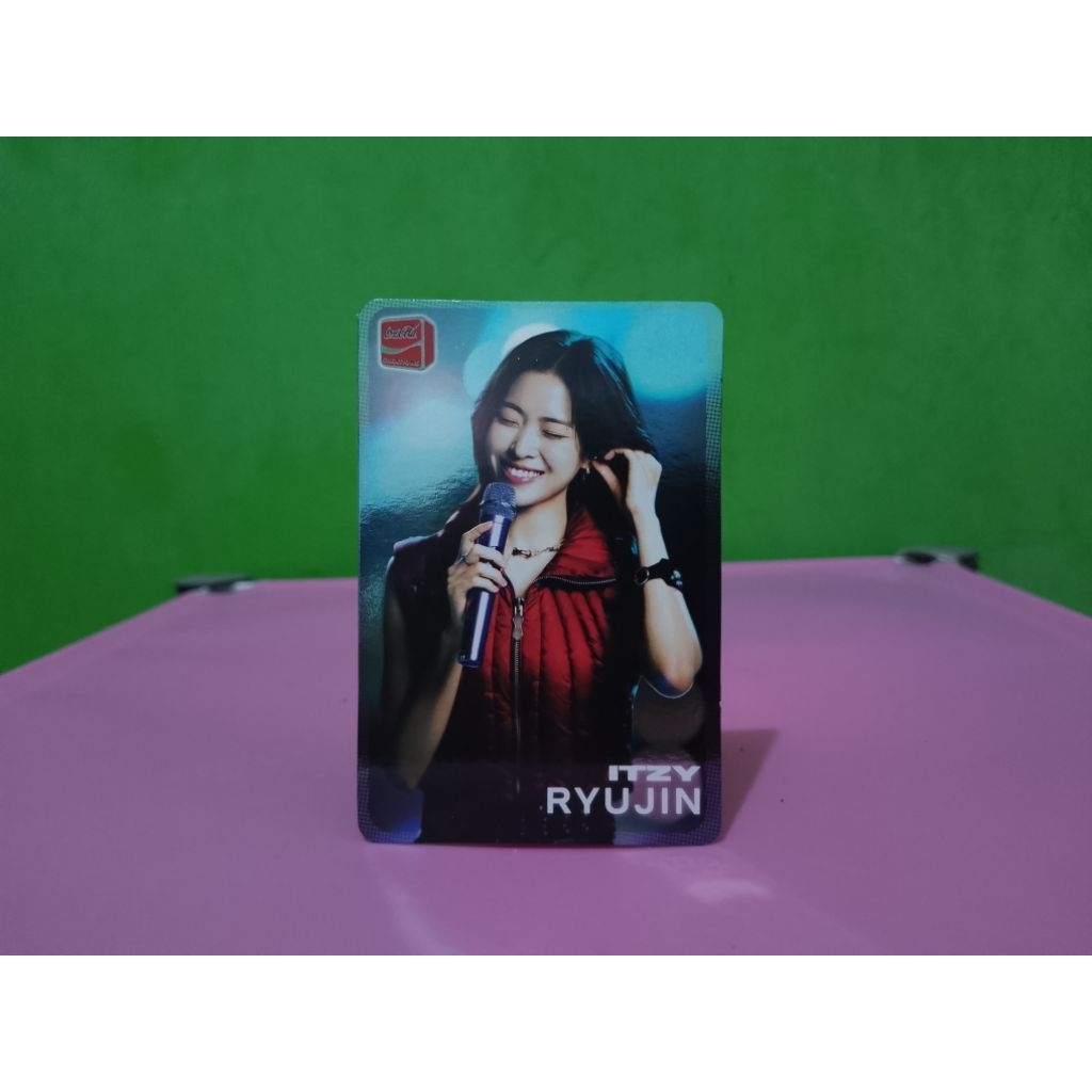 Photocard COCA-COLA K-WAVE x ITZY - RYUJIN - New Collection Fandom Idol ...