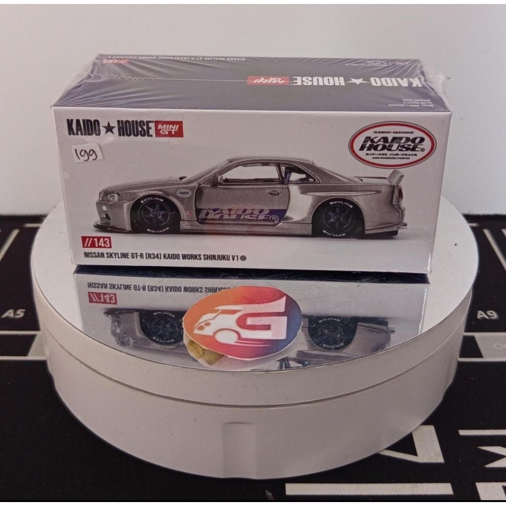 Kaido House Mini GT Nissan Skyline GT-R R34 Kaido Works Shinjuku V1 ...