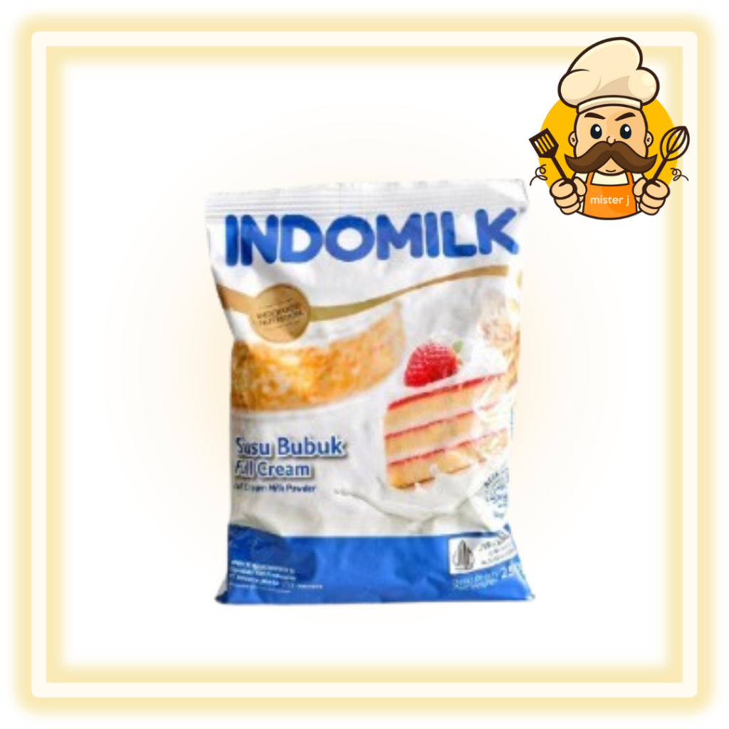 Indomilk Full Cream Powdered Milk 250g for Cakes and Drinks | INDOMILK ...