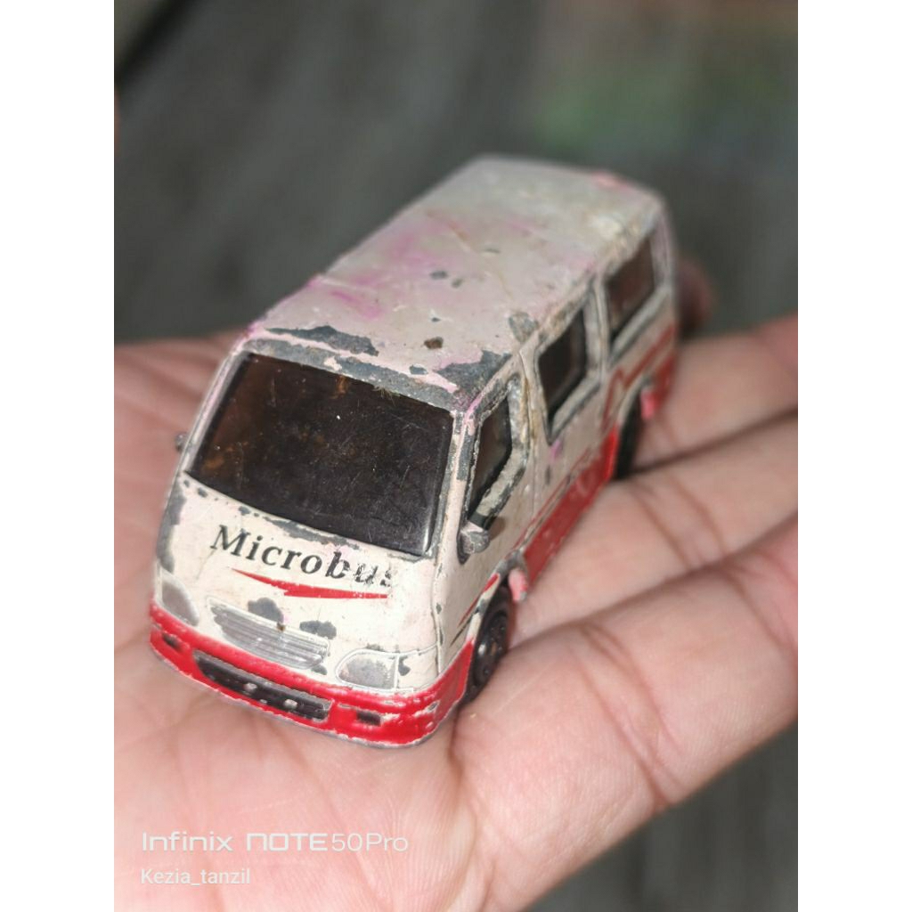 VEHICLE DIECAST DIE CAST CAMPHORVAN VAN MINIBUS MINI BUS HI ACE HI-ACE ...