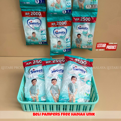 BUY 6 PCS PAMPERS SWEETTY BABYPopok FREE UNIQUE GIFT CHOOSE YOUR OWN ...