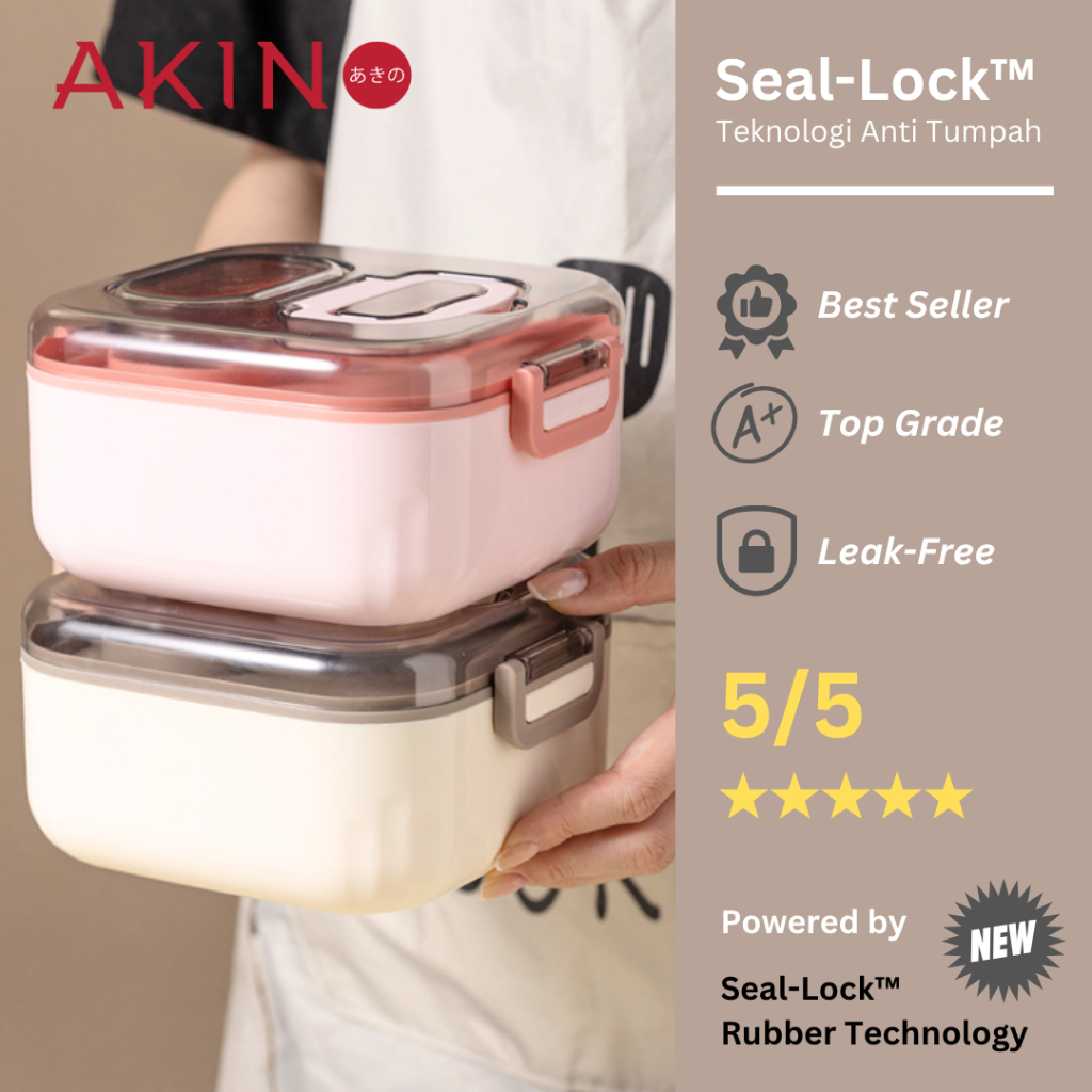 AKINO - SORA Food Container Heat ResistantCemilan Minimalist ...