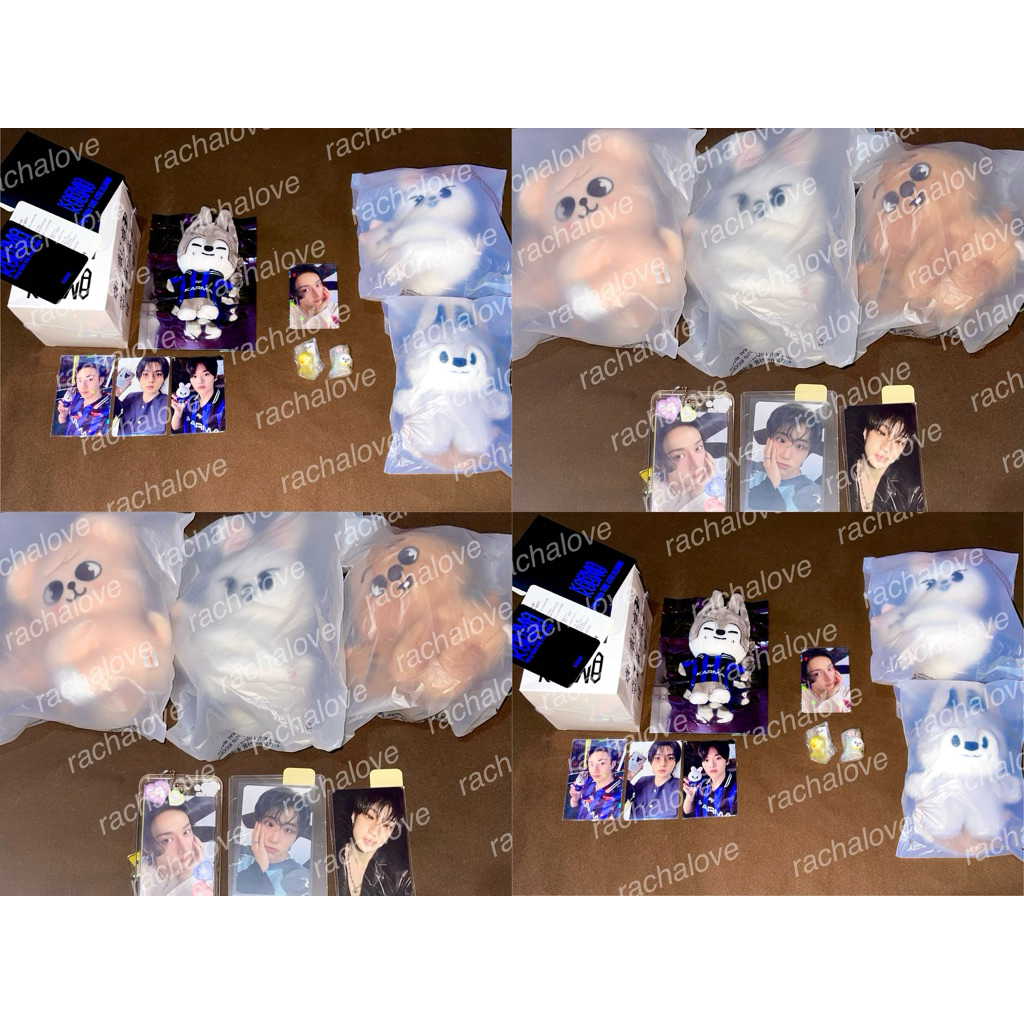 (READ DESC) SKZOO MAGNET PLUSH SET OFFICIAL LEEBIT HAN QUOKKA PUPPYM ...