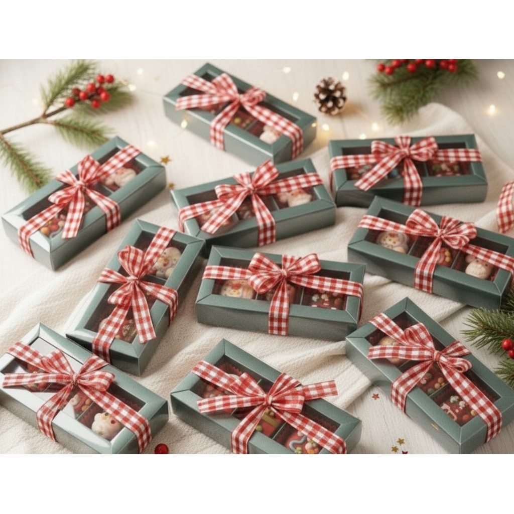 Bundle of 10 boxes of Christmas chocolate hamper packages containing 3 ...