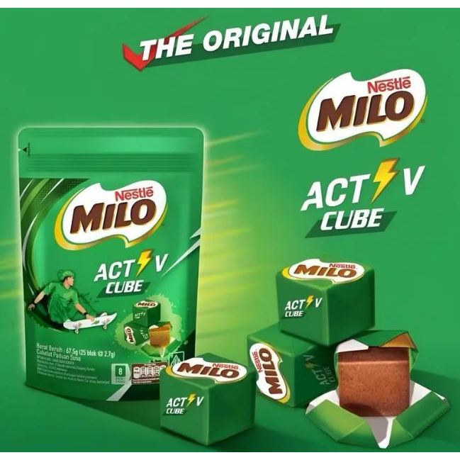 Nestle Milo Cube - Milo active Cube - Milo Box - Milo Cube Contents 25 ...
