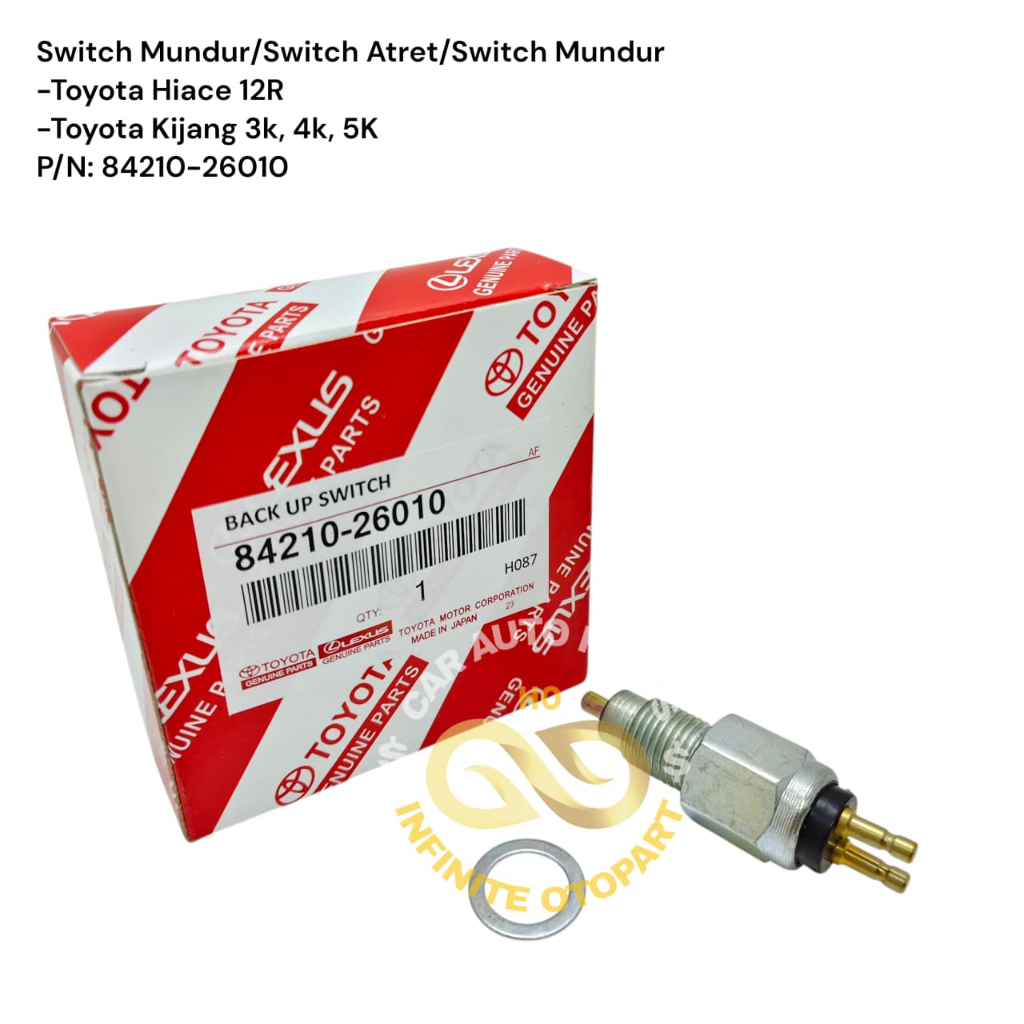 BACK UP SWITCH ATRET SWITCH REVERSE TOYOTA KIJANG 3K 4K QUALITY CHECK ...