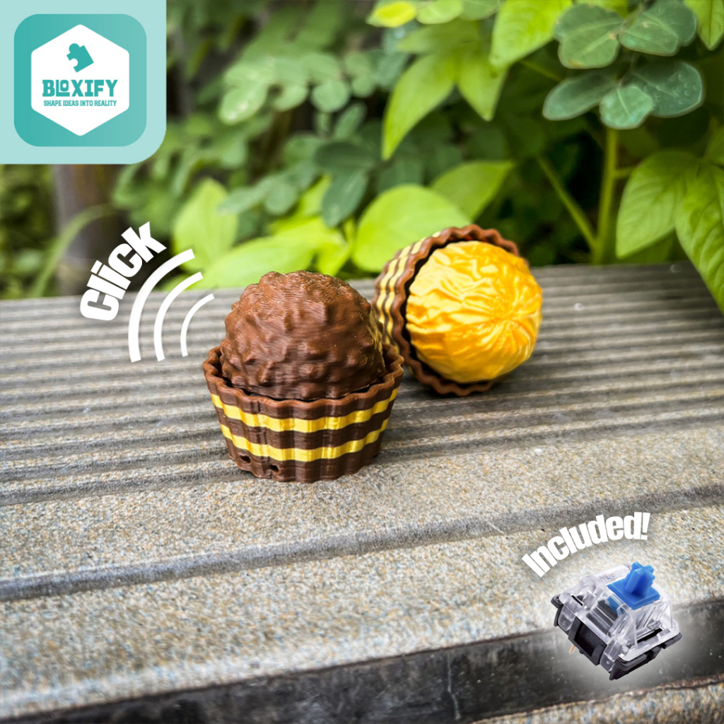 Ferrero Rocher Clicker Mini – Fidget Toy Keychain with Unique Click ...