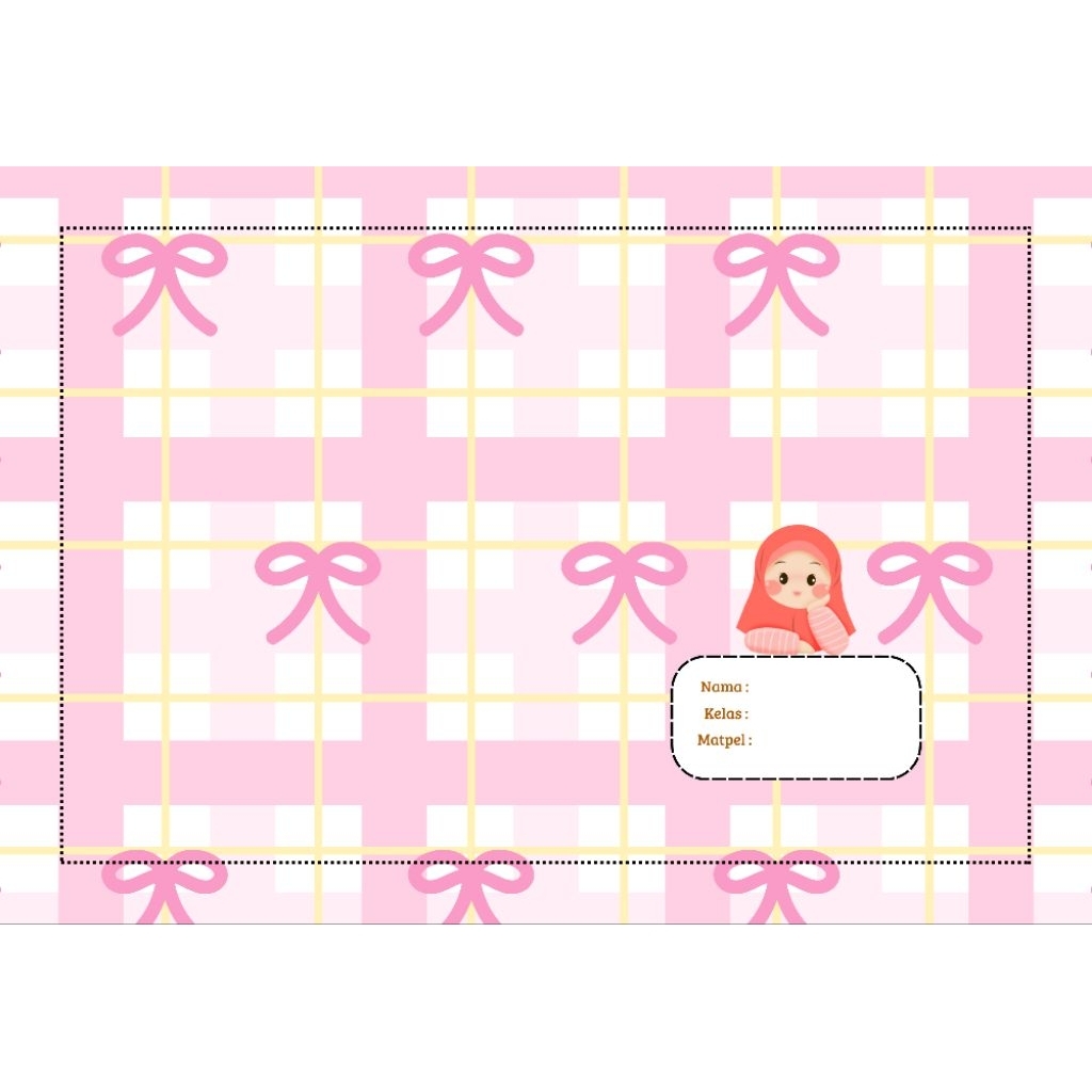 Custom NAME BOOK COVER | Contents 10 pcs | Book Cover | Book cover ...