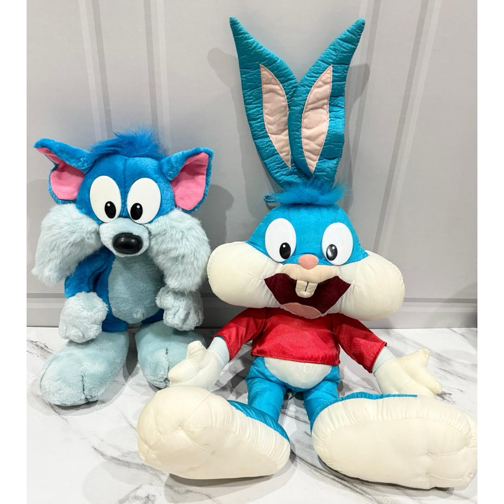 RARE RARE RARE | Vintage Plushie Doll 1990s Buster Bunny & Furrball ...