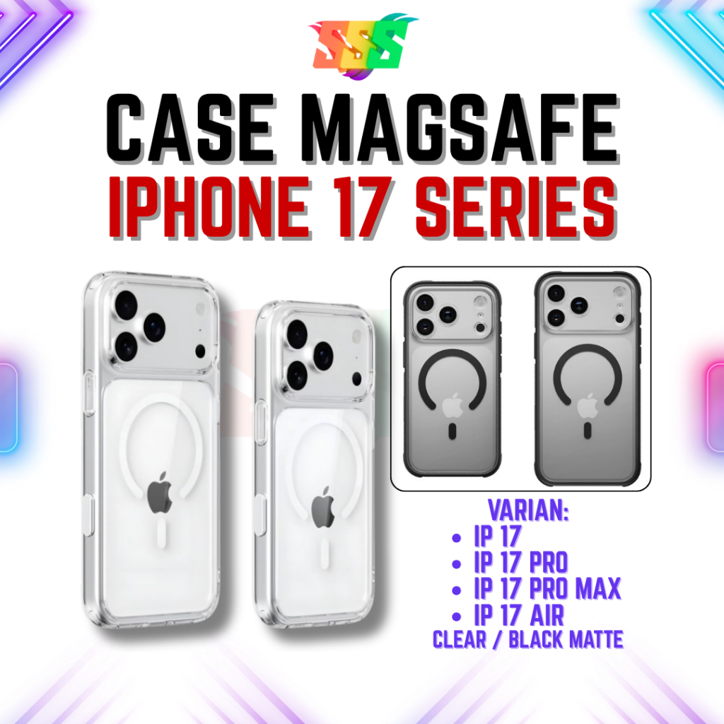 Case iphone 17 17 Air 17 Pro 17 Pro Max Casing Magsafe Wireless ...