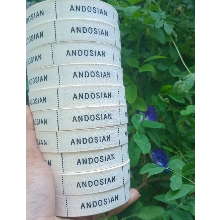 KATUN [MINI ROLL] FREE CUTTING Name Labels Clothing Label/s Hijab Label ...
