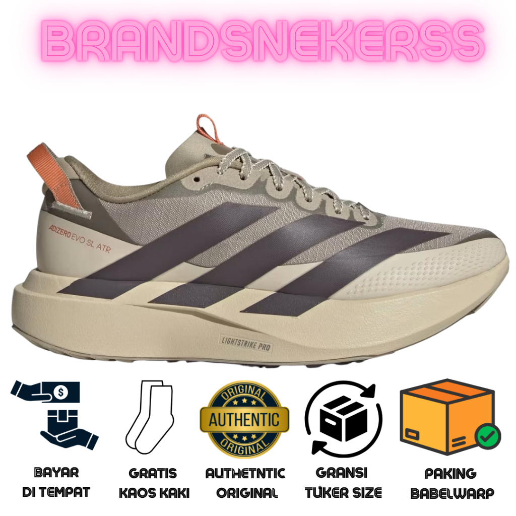 Adidas Adizero Evo Sl Atr Wonder Cargo Grey Strata Crystal Linen ...