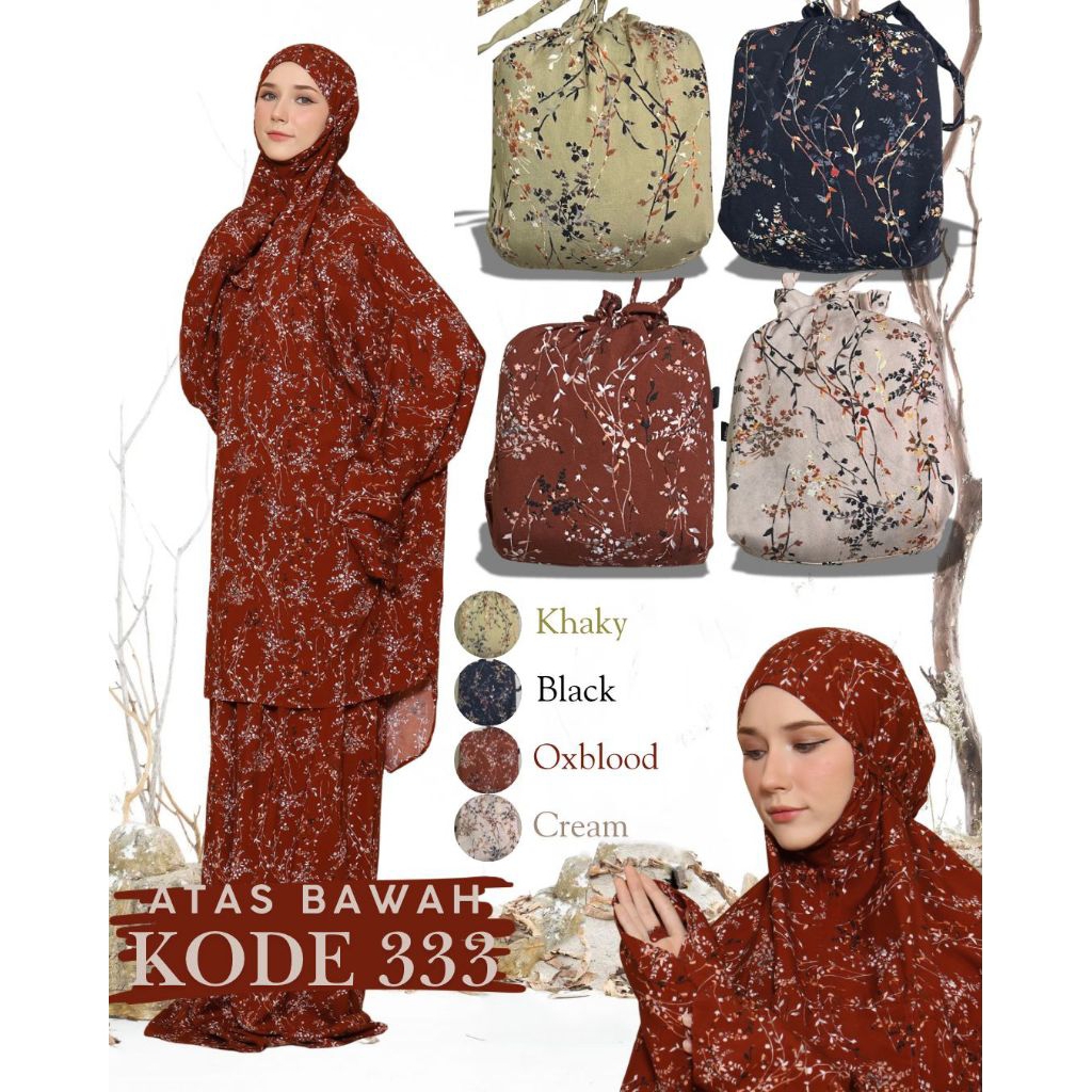 Hadramaut Mukena top and bottom Hadramaut (abh) | Shopee Singapore