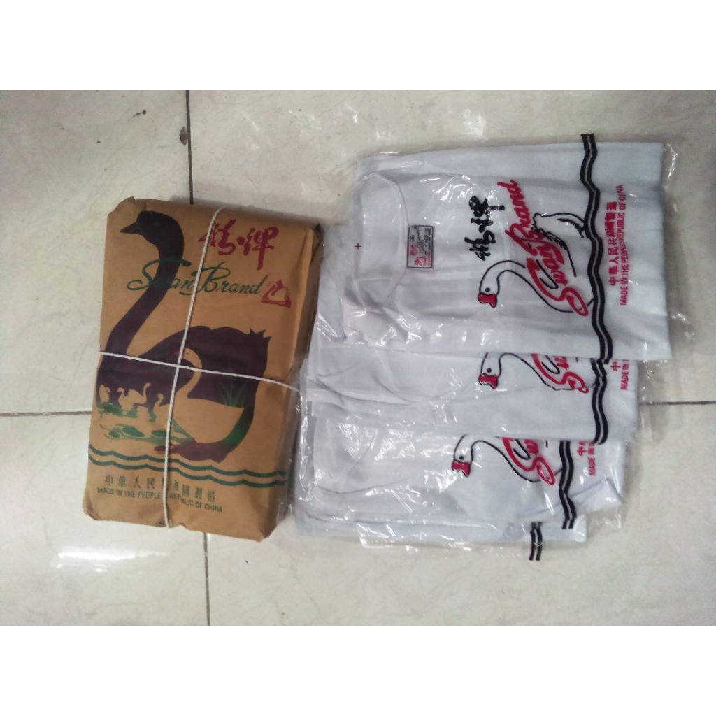 Swan brand Singlet, 6 pcs Swan singlet | Shopee Singapore