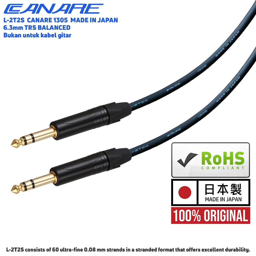 Original Audio Cable Aux Trs Jack Akai Stereo to Akai Stereo 6.5 - made ...