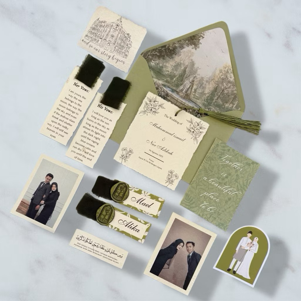 CLASSIC THEME Wedding Keepsake solemnization Engagement Sangjit Wedding ...