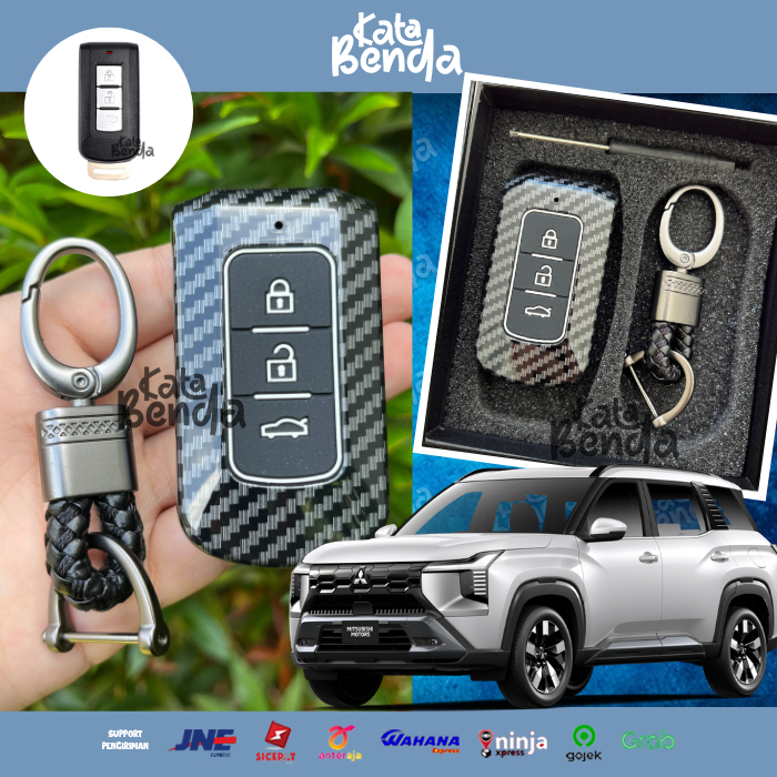 Mitsubishi DESTINATOR 2025 Carbon Remote Cover/2026 Smartkey GLS Key Cover Exceed/ Ultimate Plus ...
