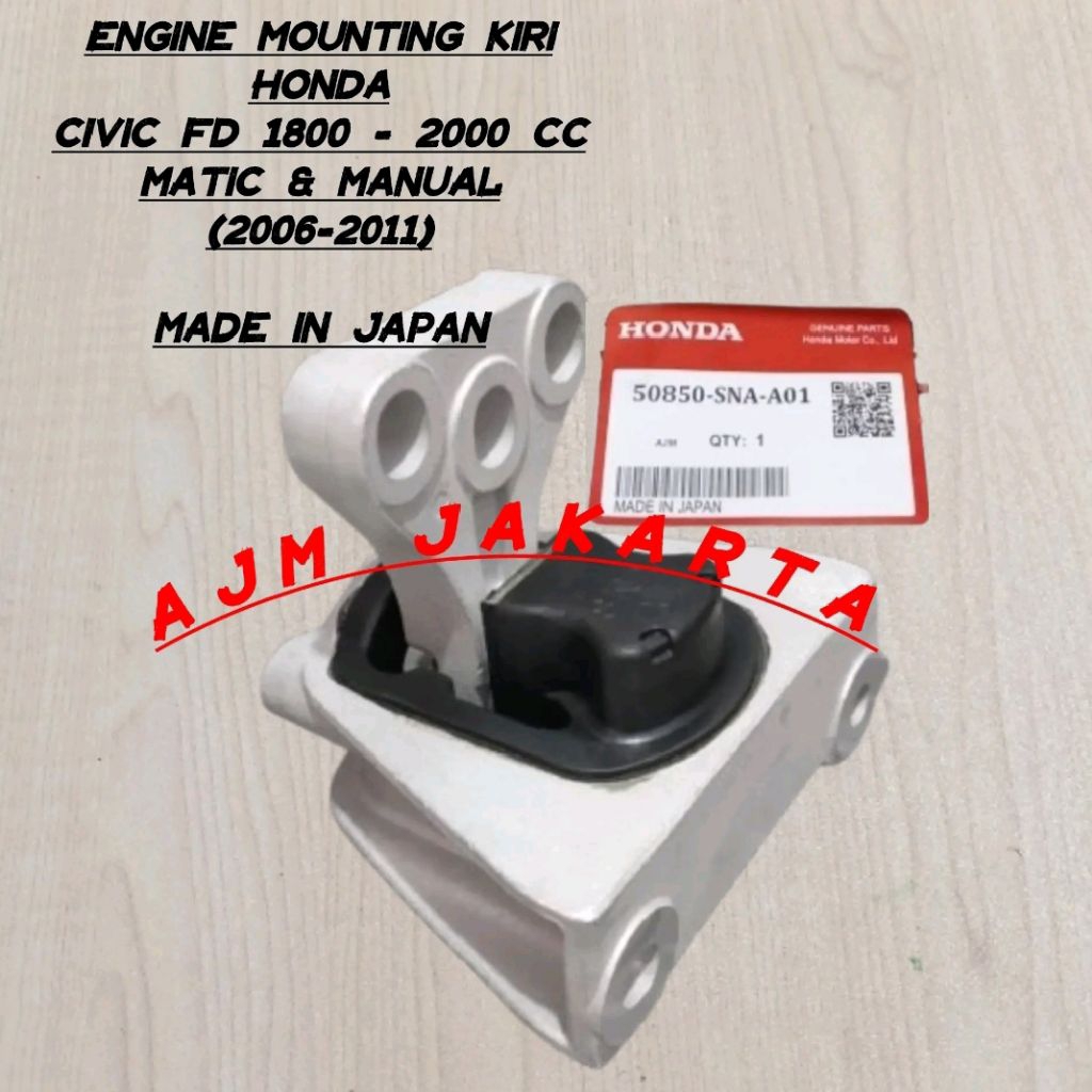 MESIN Engine mounting rubber Engine Kiri Honda Civic FD 2006-2011 AT MT ...