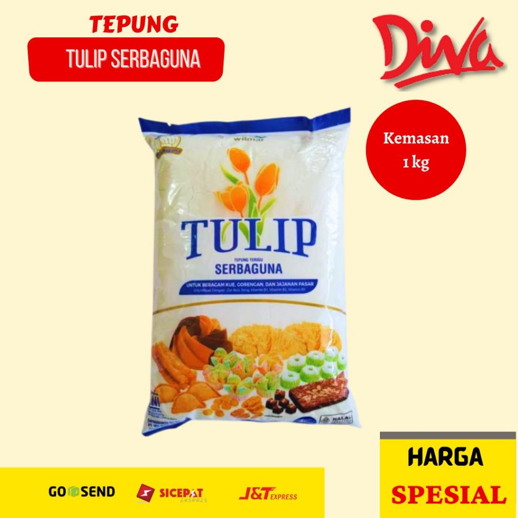 [1kg] Multipurpose Tulip Flour | Tulip Flour Wheat Flour | Shopee Singapore