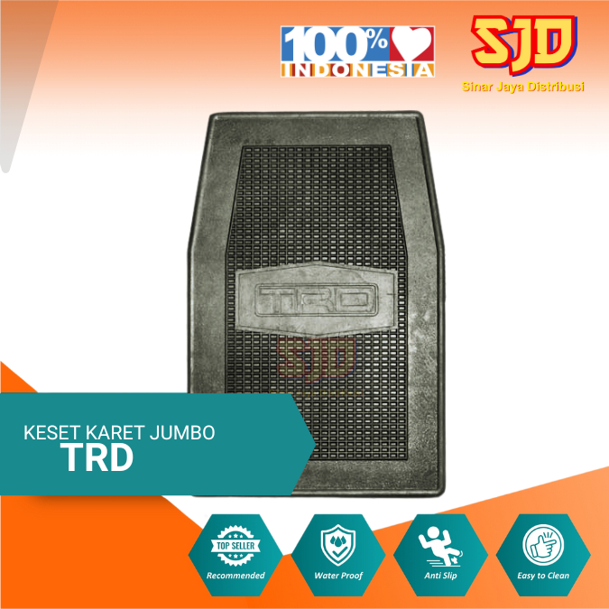 Car Mat Universal Car Rubber Mat/ Jumbo Sheet TRD TOYOTA JUMBO | Shopee ...