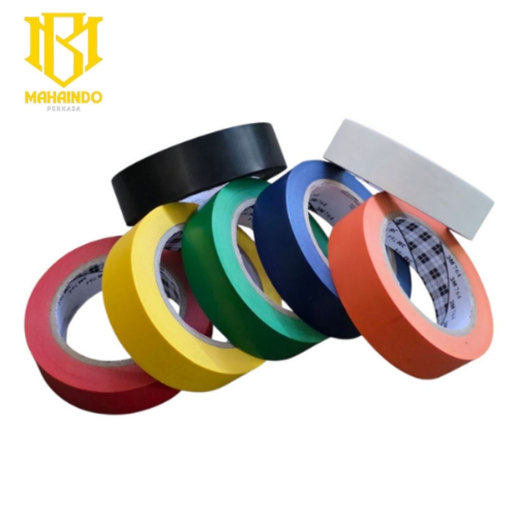 3m 764 Floor Marking Tape - 1 Inch Floor Tape - Glue 24mm x 33m Marker ...