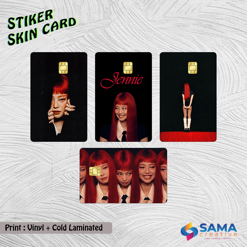 Ruby Jennie - Sticker Skin Card - Vinyl ATM Debit, Credit, Emoney ...